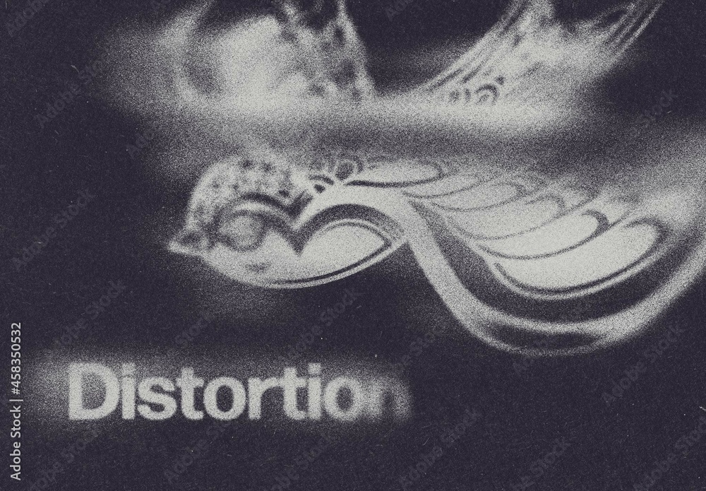 Bad Print Distortion Effect Mockup Stock Template | Adobe Stock