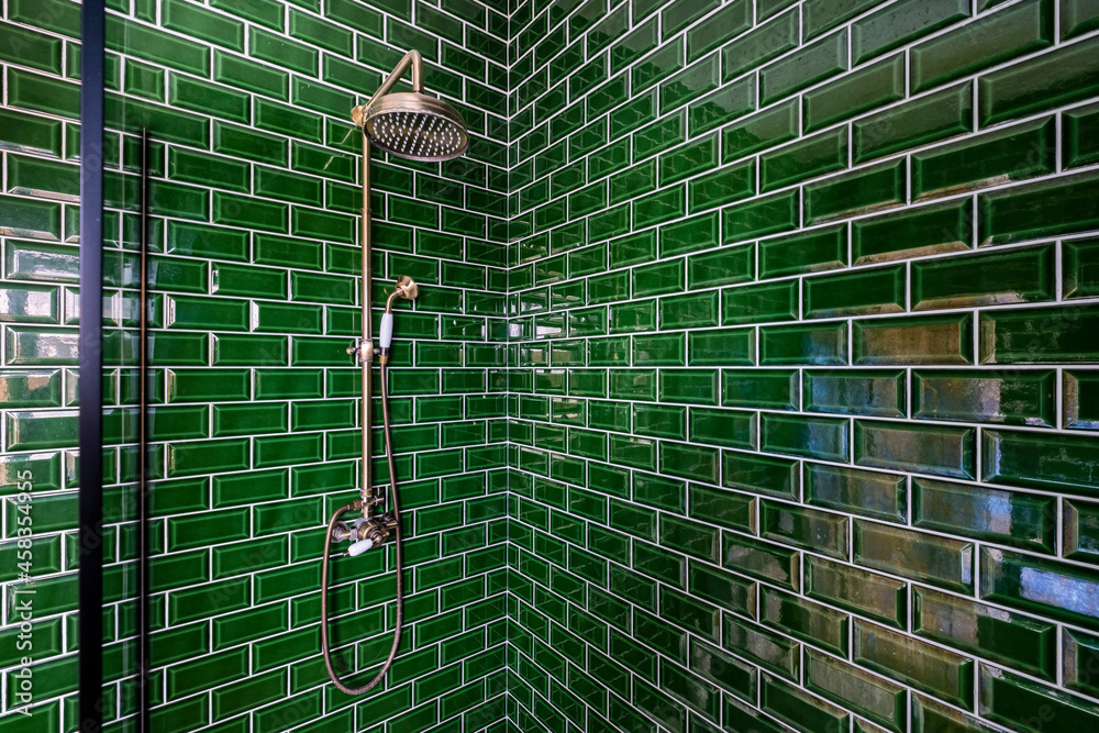 shower corner Stock Photo | Adobe Stock