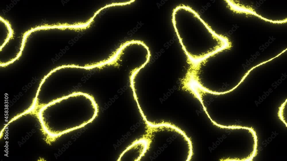 Yellow Glowing Lines Loop Animation Background Stock Video | Adobe Stock