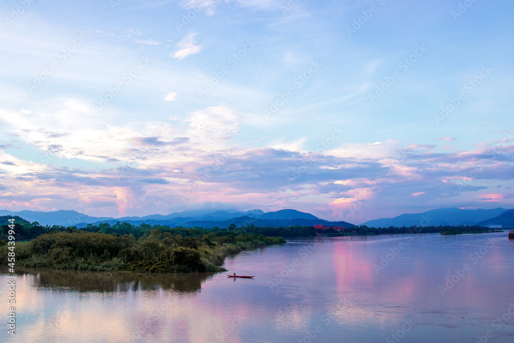 Ruak River,thailand. This River Could Be Unofficially Frontier Between ...