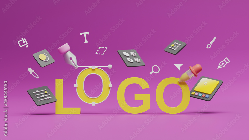 Graphic designer creative creator design logo artwork curve pen tool ...