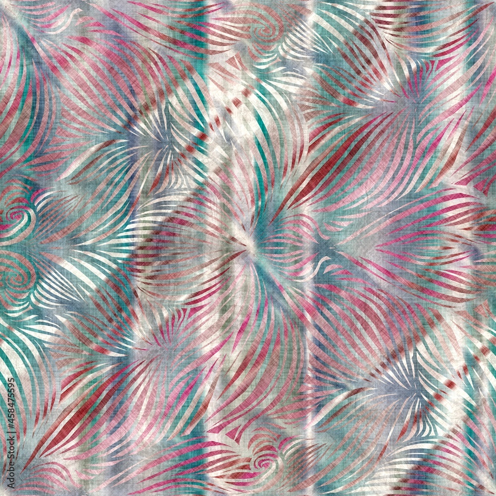 Seamless pastel batik pattern swatch for print with abstract hand drawn ...