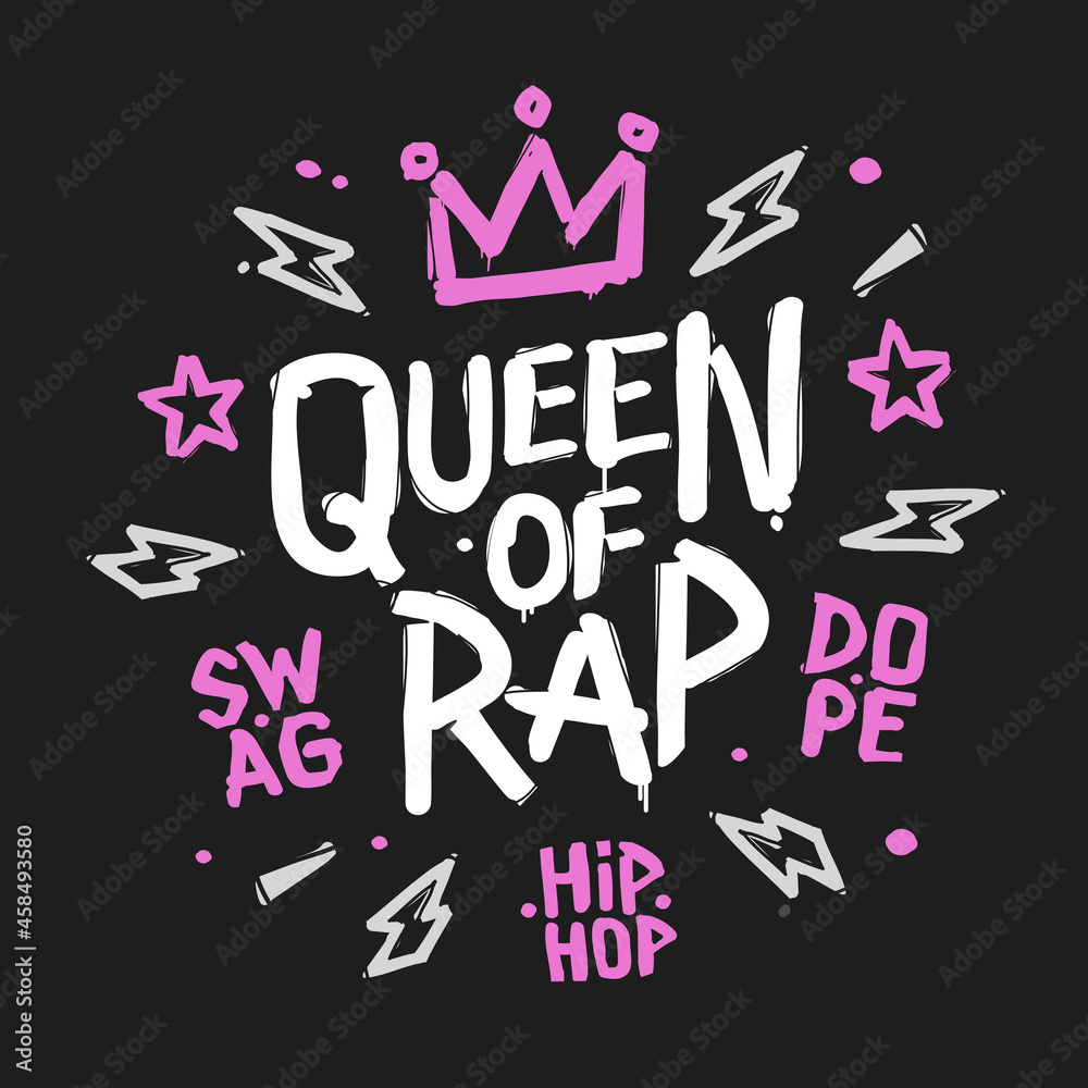 The Word Rap In Graffiti