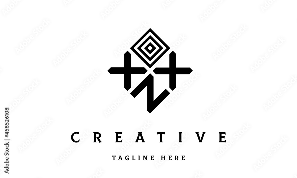 XXN square three latter logo vector Stock Vector | Adobe Stock