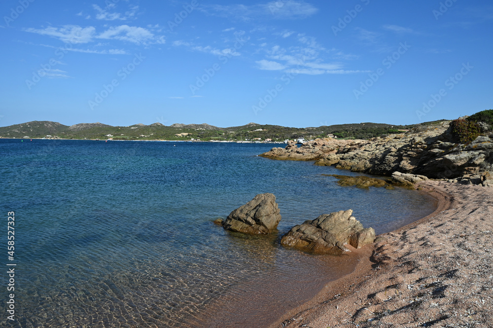 Plage de Maora en Corse l'été Stock Photo | Adobe Stock