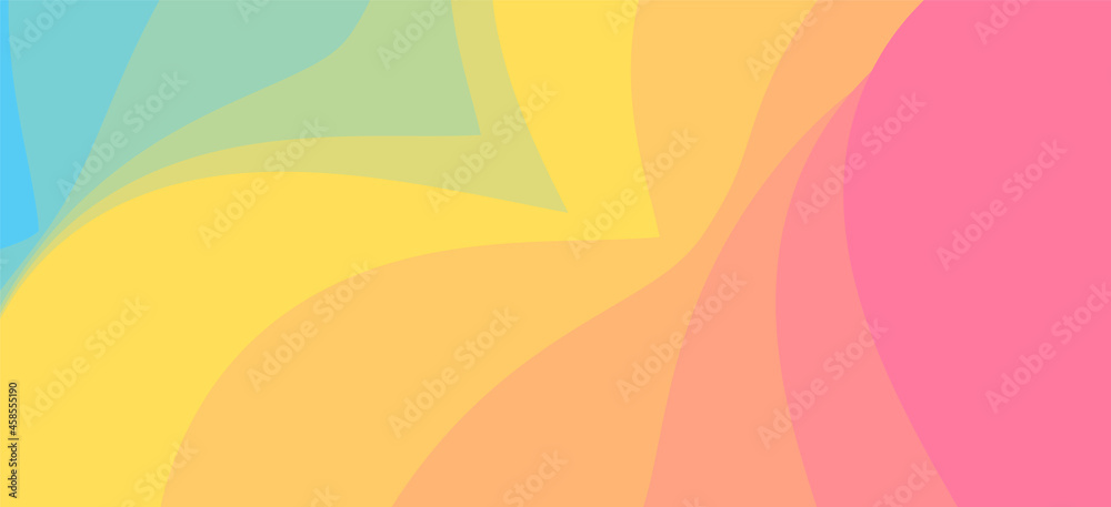 Attractive Bright Vibrant color blend pattern for baby products ...