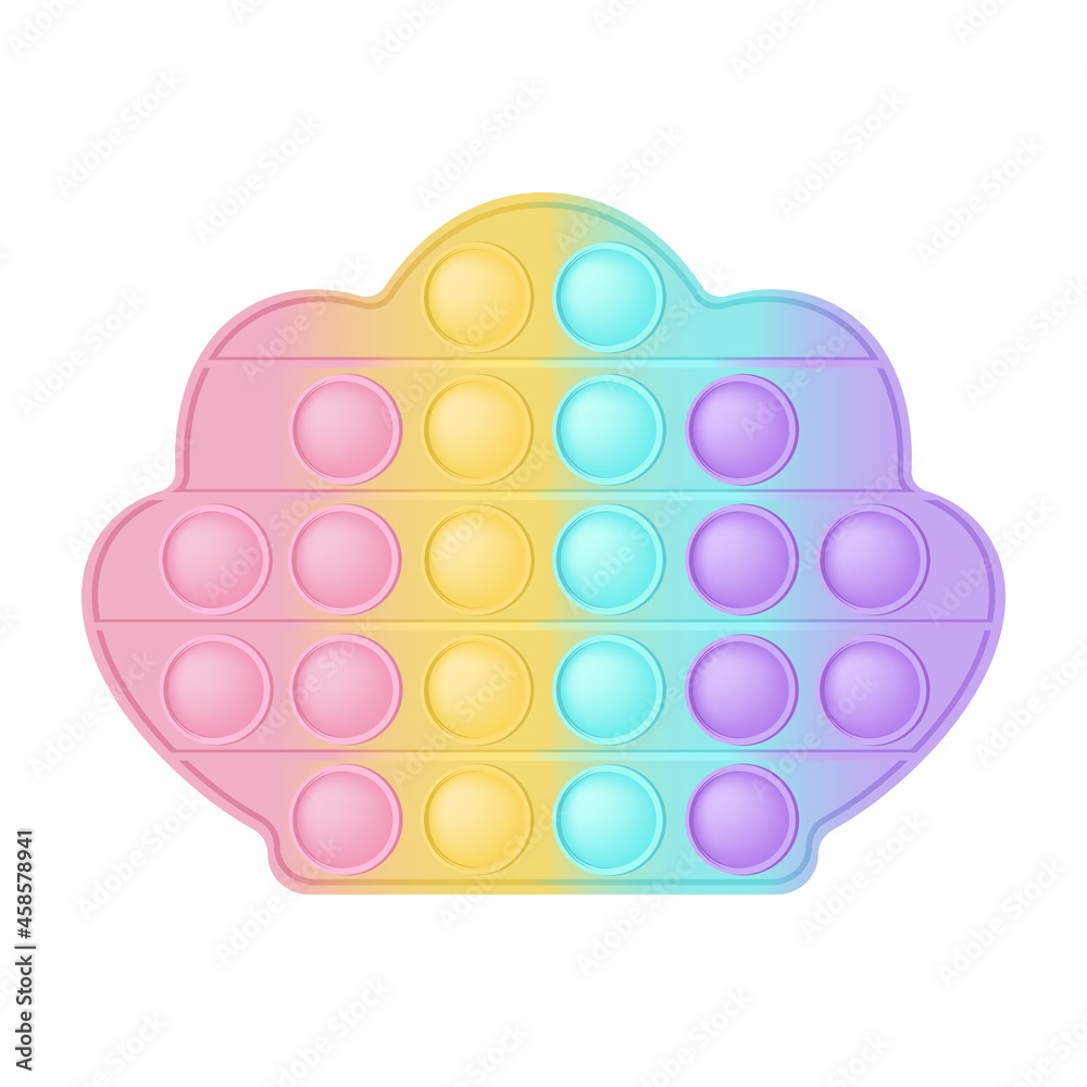 Pop it a fashionable silicon toy for fidgets. Addictive anti-stress ...