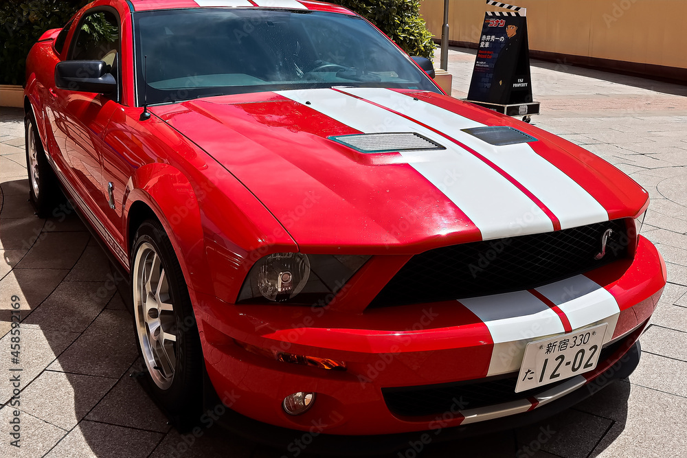 Osaka,Japan - June 17, 2020 : The car is Mr.Akai of the FBI detective ...