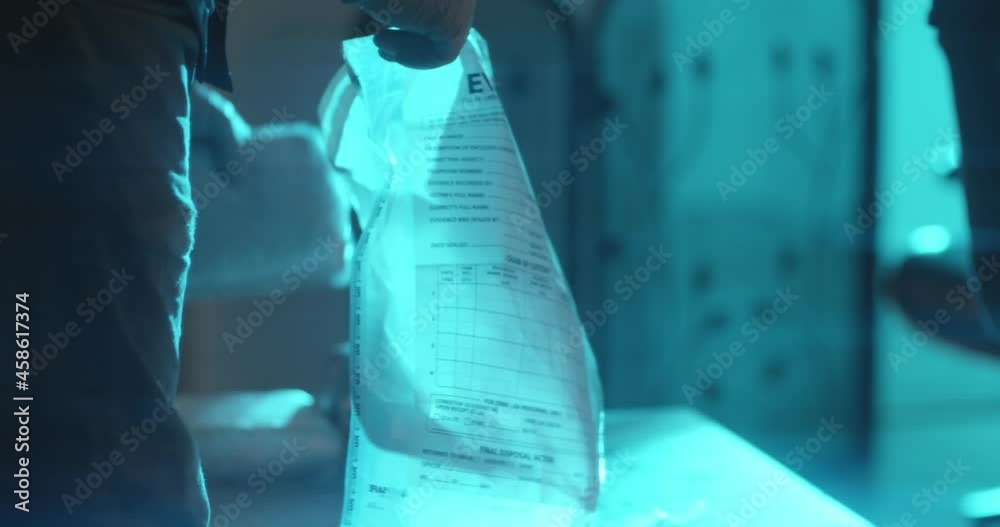 Crime Scene Investigators In Drug Den Taking Photos Of Meth Of Cocaine ...