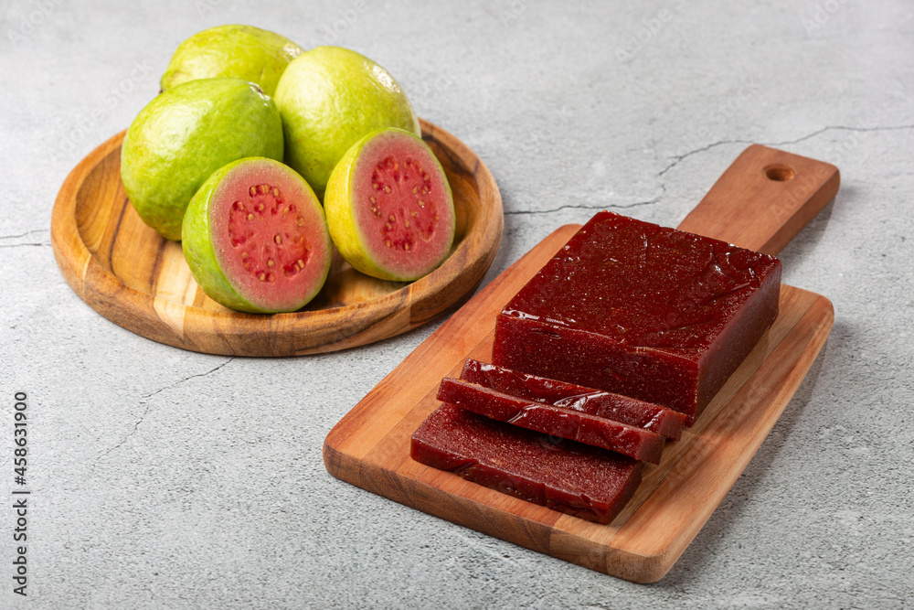 Guava paste, typical sweet made from guava also known as Goiabada ...