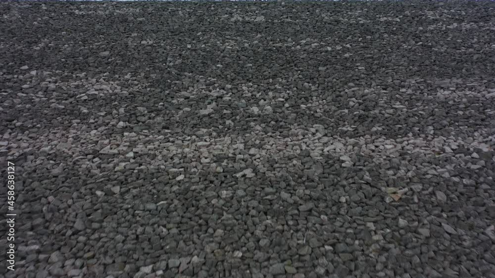 Approaching impressive huge wall of stone - Ascending and revealing ...