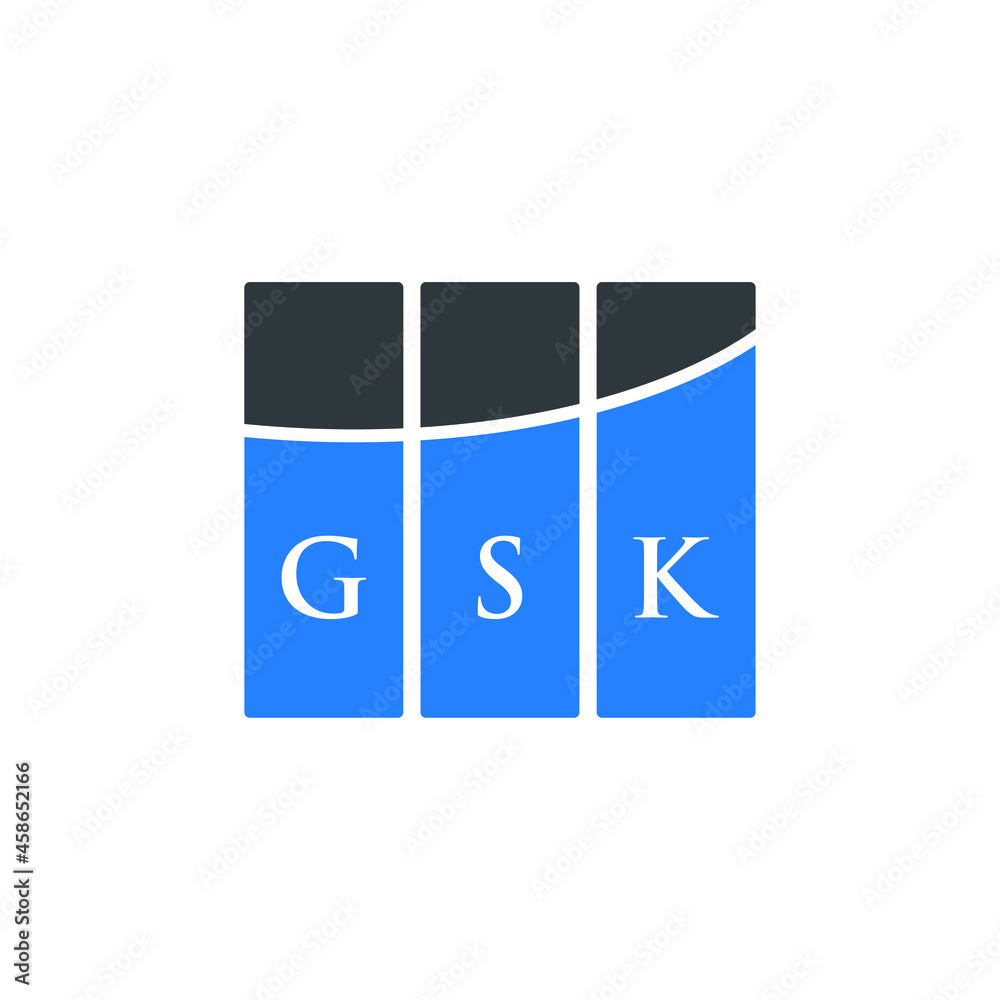 GSK LOGO, GSK ICON, GSK VECTOR, GSK LETTER, GSK MINIMALIST, GSK FLAT ...