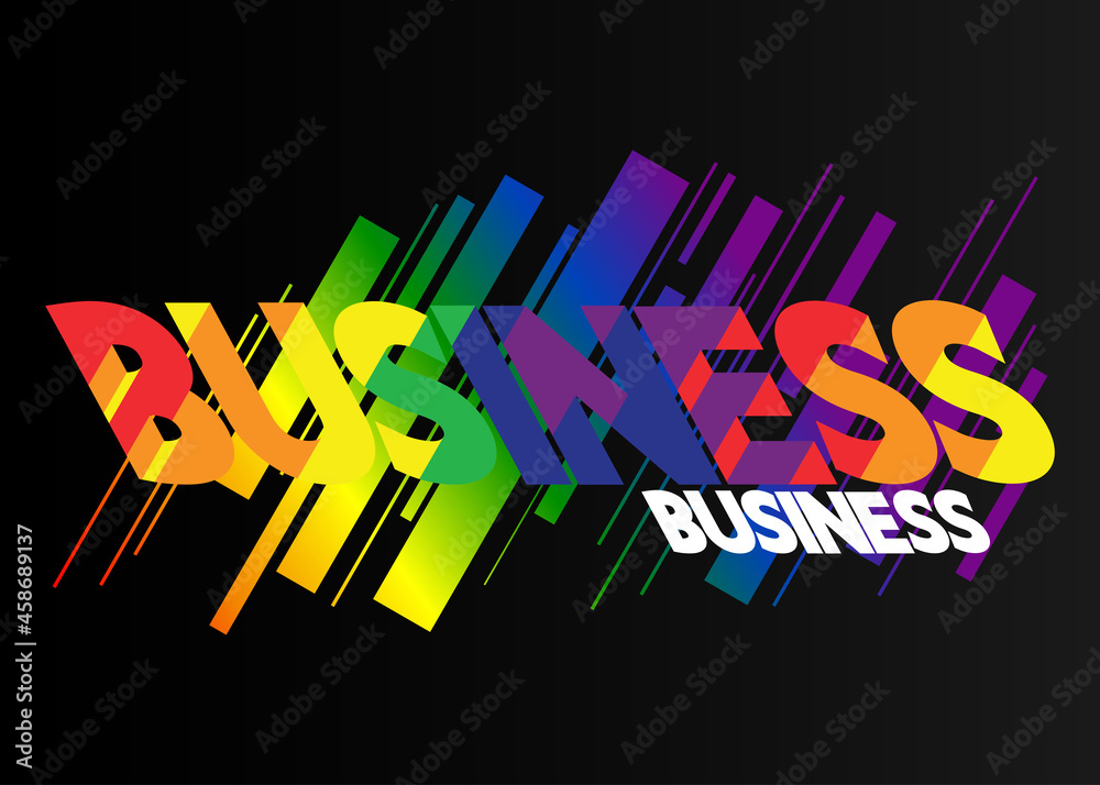 Business, Vector logo. Quotes and phrases for cards, banners, posters ...