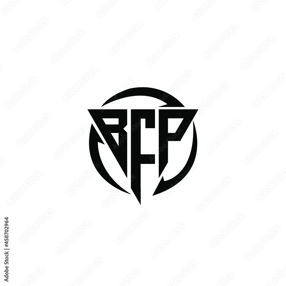 BFP letter logo abstract design. BFP unique design, BFP letter logo ...