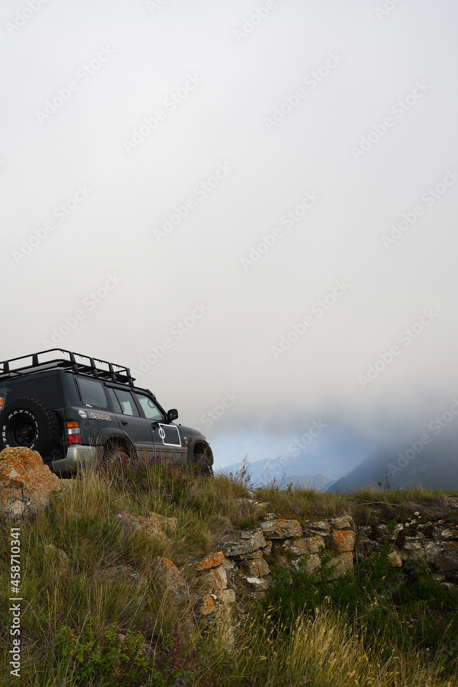 Chechnya, Russia - Sept 12, 2021: Off-road car Nissan Patrol GR shown ...