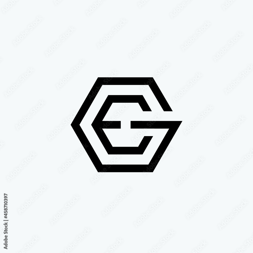 G Hexagon Logo Design: A Vector Concept for a Modern Initial Logogram ...