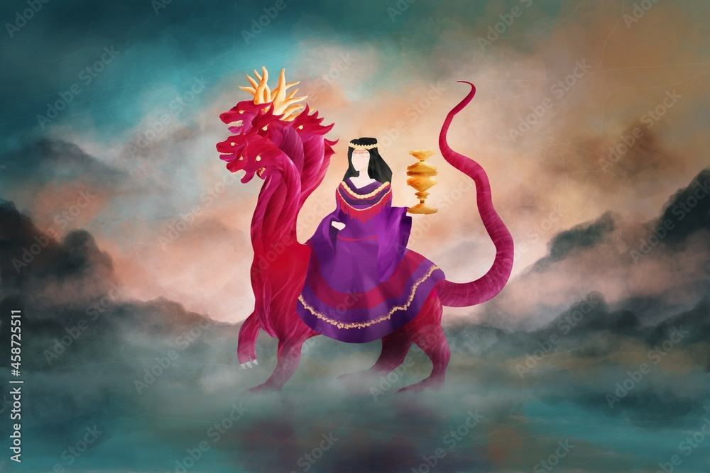 The Woman On Beast Revelation