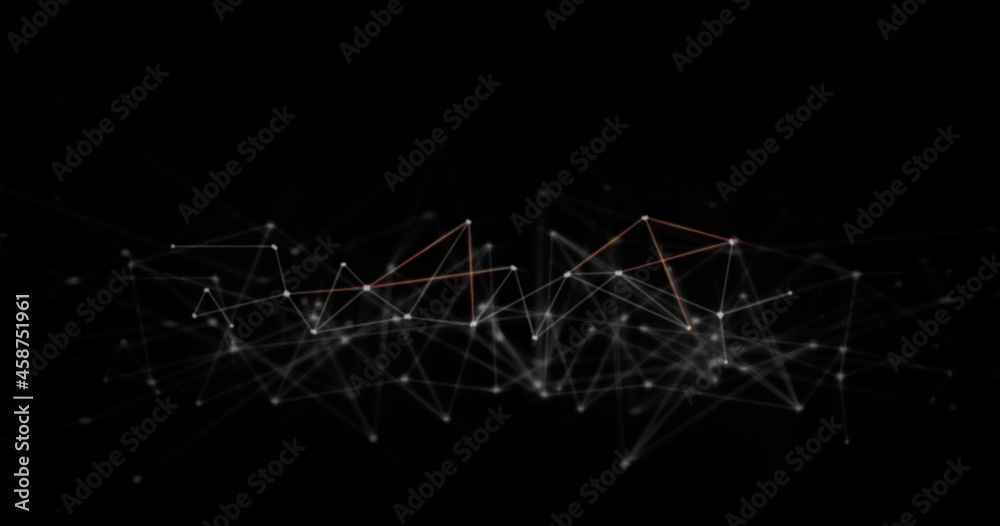 Abstract Mess Network Particle Background Futuristic Plexus Array Big