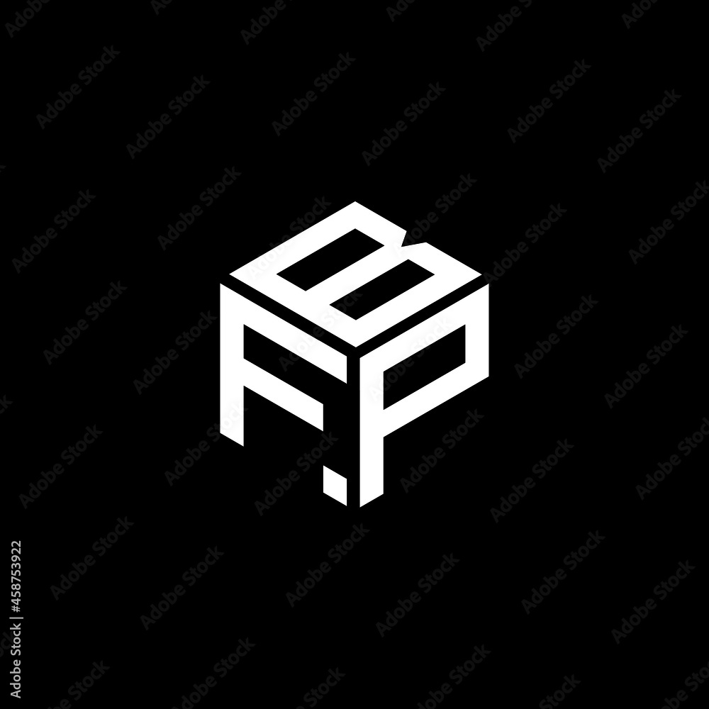 BFB letter logo design on black background.BFB creative initials letter ...