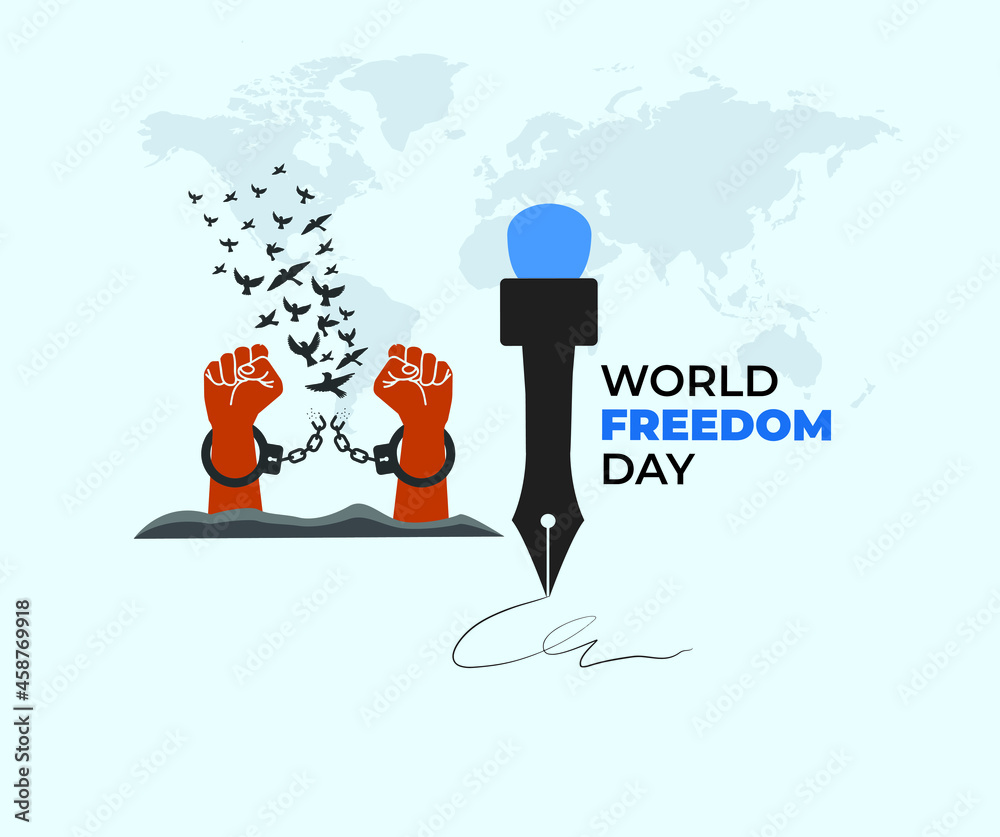 World Freedom Day. World press freedom day concept vector illustration ...