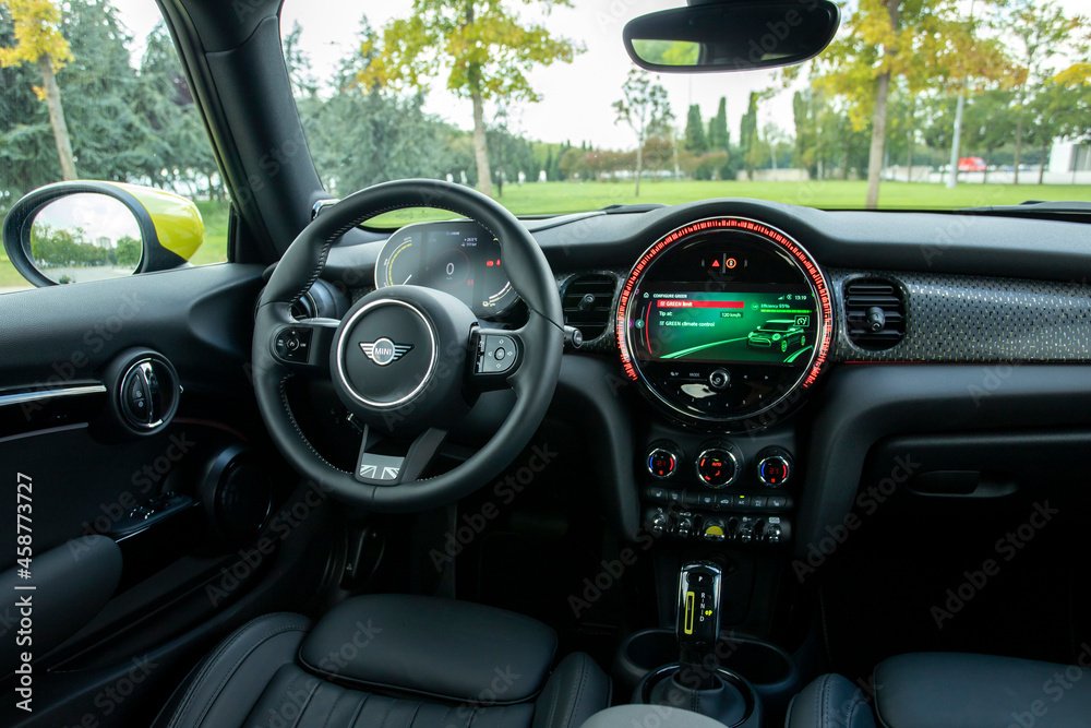 Mini Cooper SE is an all-electric version of the Mini. It has unique ...