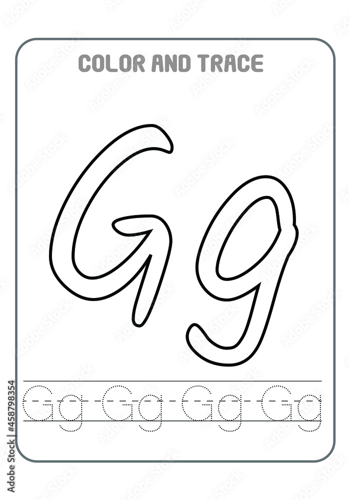 Alphabet Worksheets Preschool Activity Letters Coloring and Tracing ...