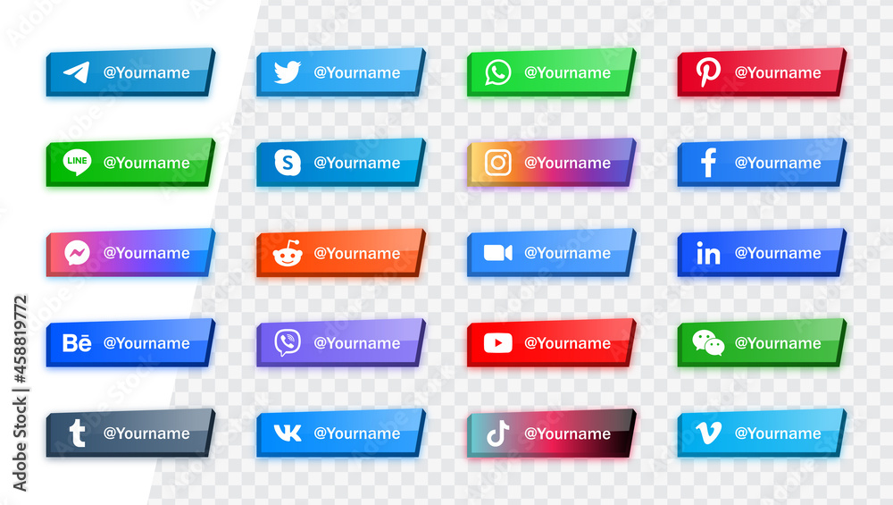 Twitter Follow Button Psd