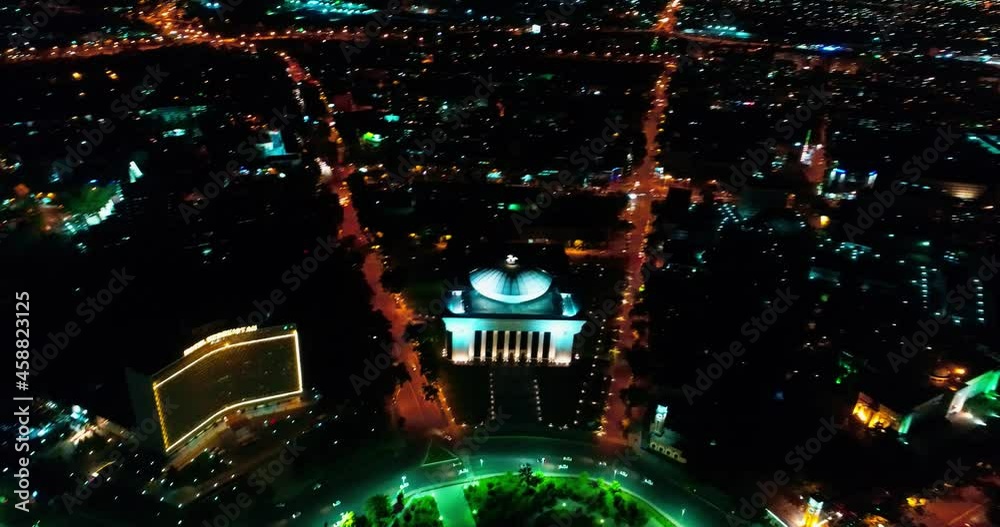 TASHKENT NIGHT CITY Stock Video | Adobe Stock