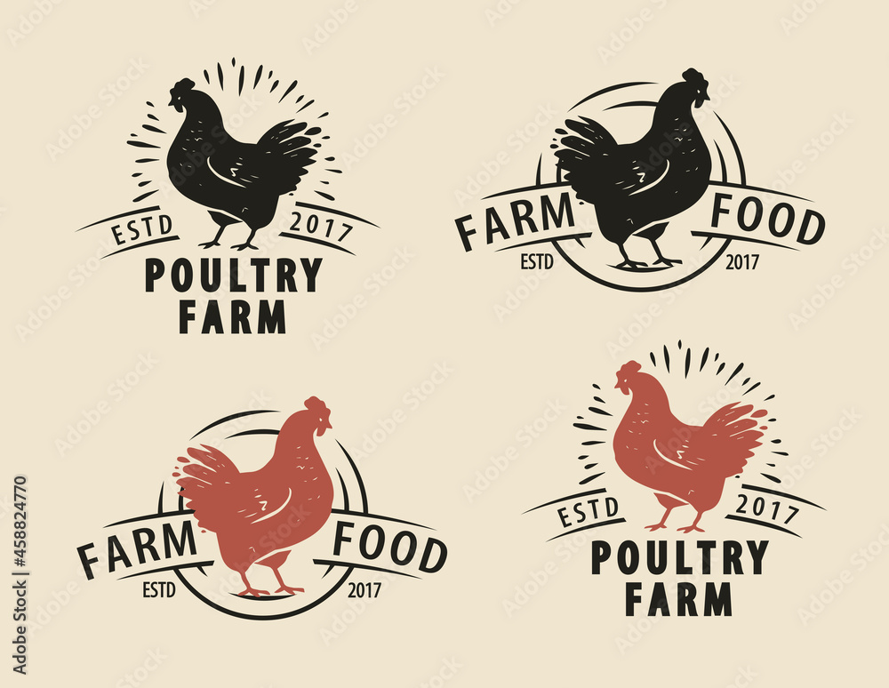 Vintage Chicken Logo
