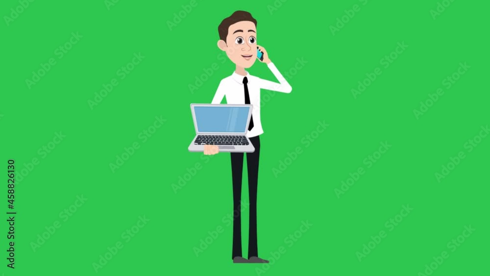 2d character animation, cartoon footage, flat design, stick figure ...