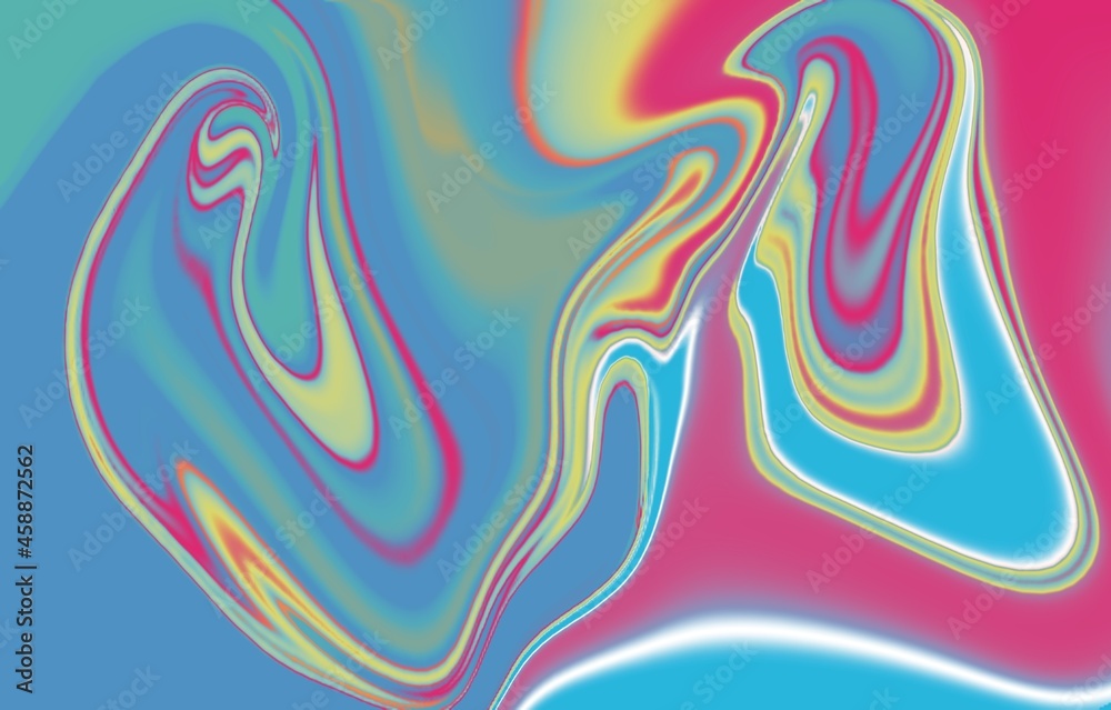 Color Dynamic. Liquid Screen series. Abstract arrangement of vibrant ...