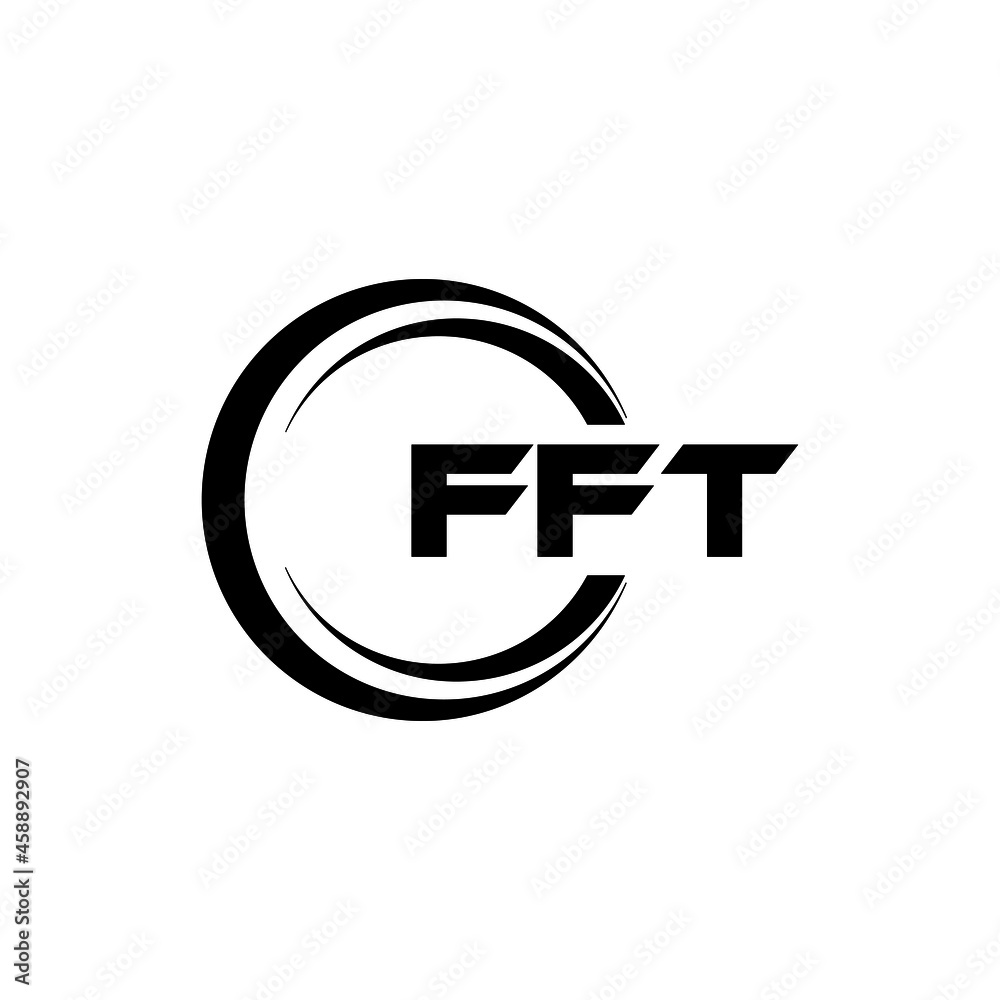 FFT Letter Logo Design With White Background In Illustrator Vector fft-letter-logo-design-with-white-background-in-illustrator-vector