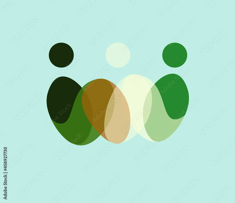 family logo. vector image in multicolored colors Stock Vector | Adobe Stock