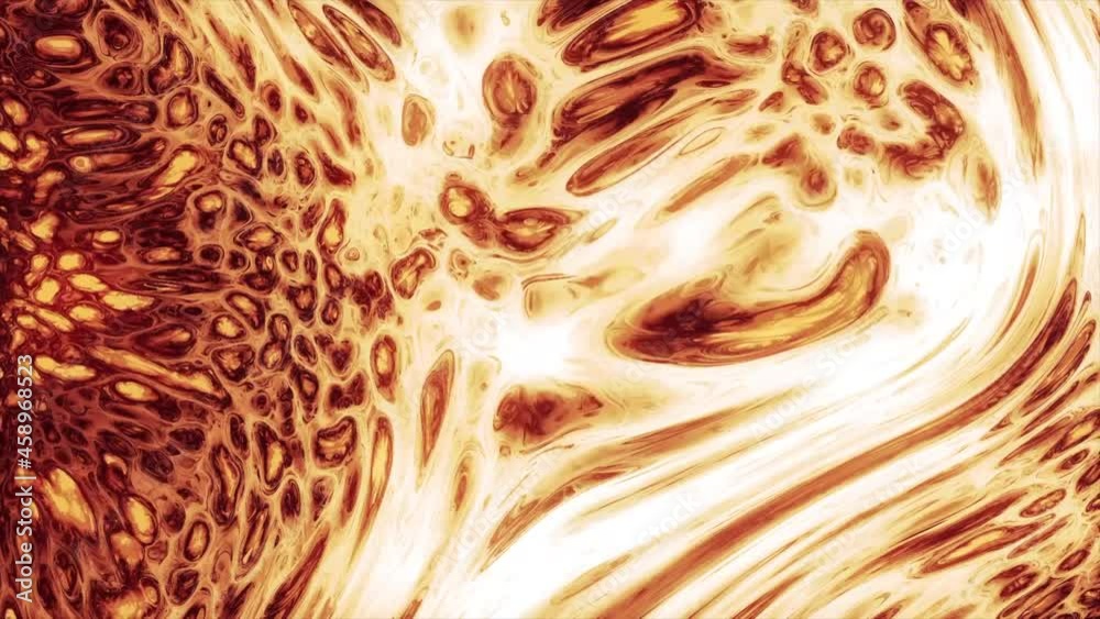 Lava liquid moves. Motion. Beautiful animation with moving and ...