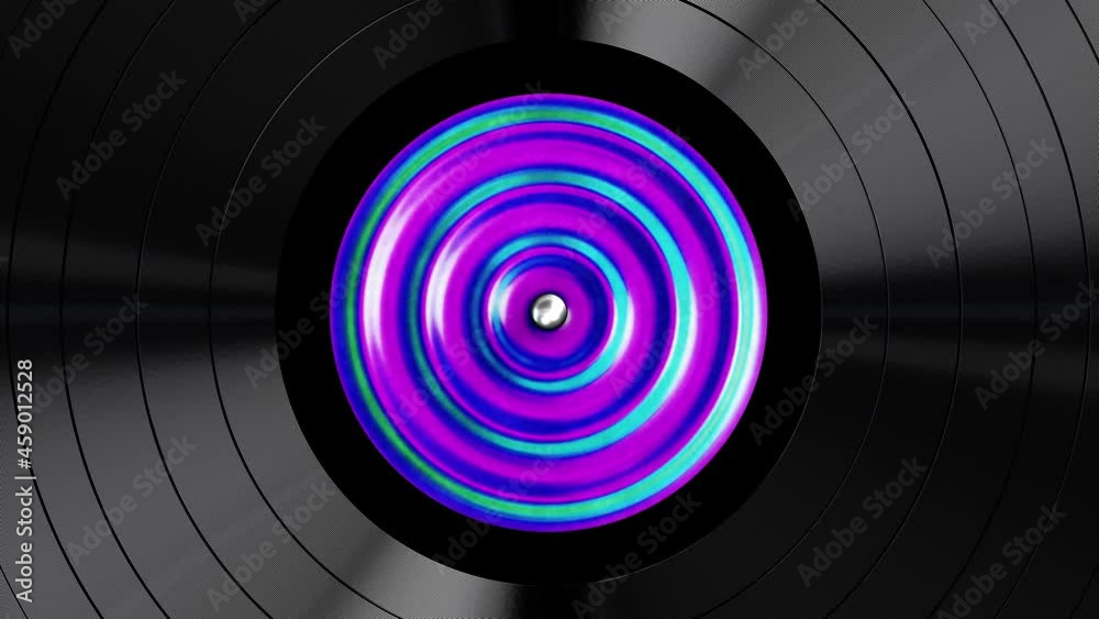 Realistic seamless looping 3D animation of the trendy 80s style ...