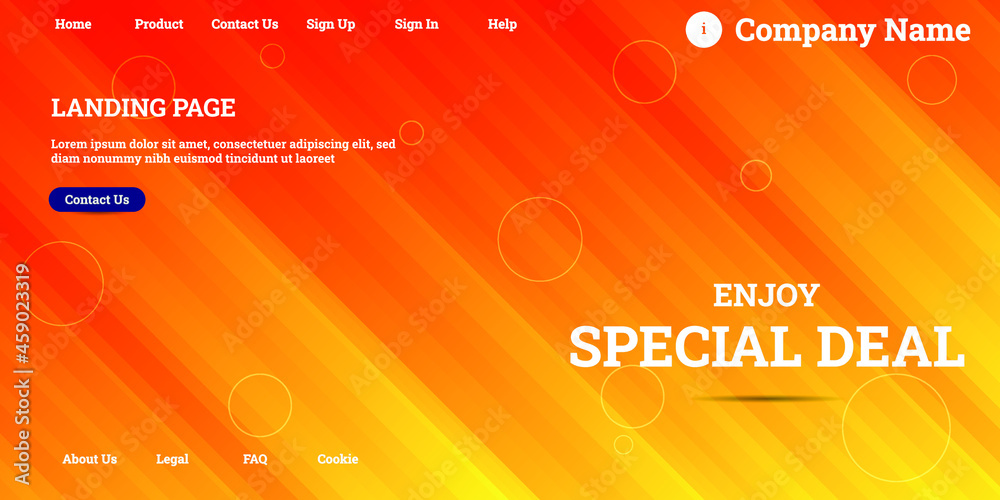 Editable abstract website background with attractive red gradient mesh ...