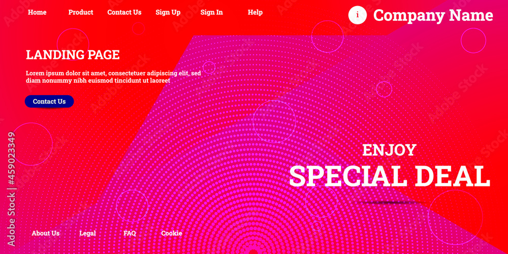 Editable abstract website background with attractive orange gradient ...