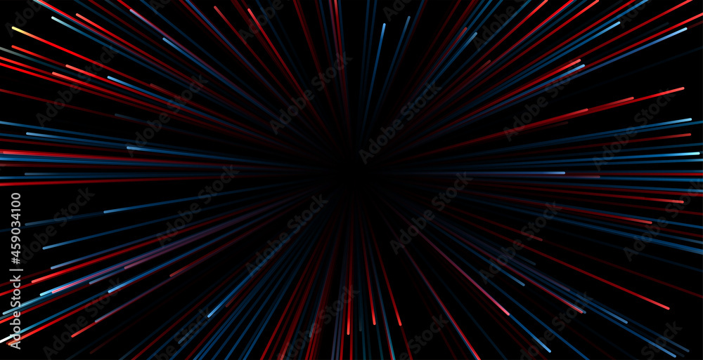 zoom light rays speed background Stock Vector | Adobe Stock