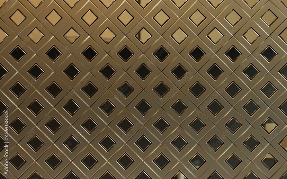 Seamless geometric pattern with realistic render template for ...