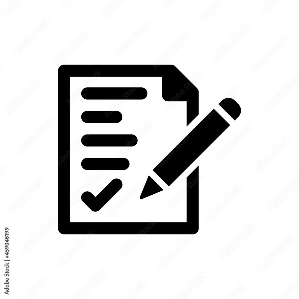 Check list icon vector de Stock | Adobe Stock