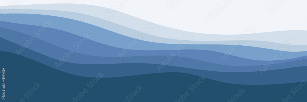 light blue wave pattern vector illustration good for web banner, ads ...