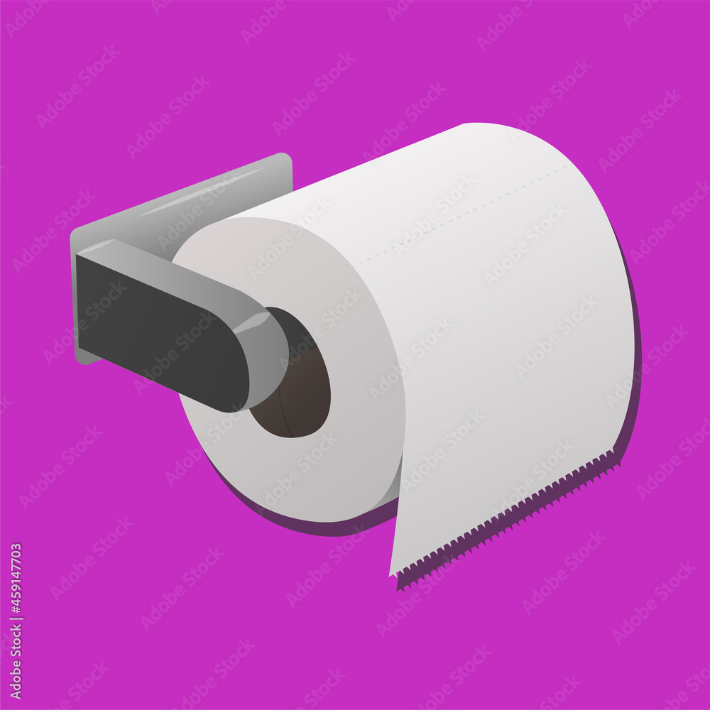 Toilet paper Stock Vector | Adobe Stock