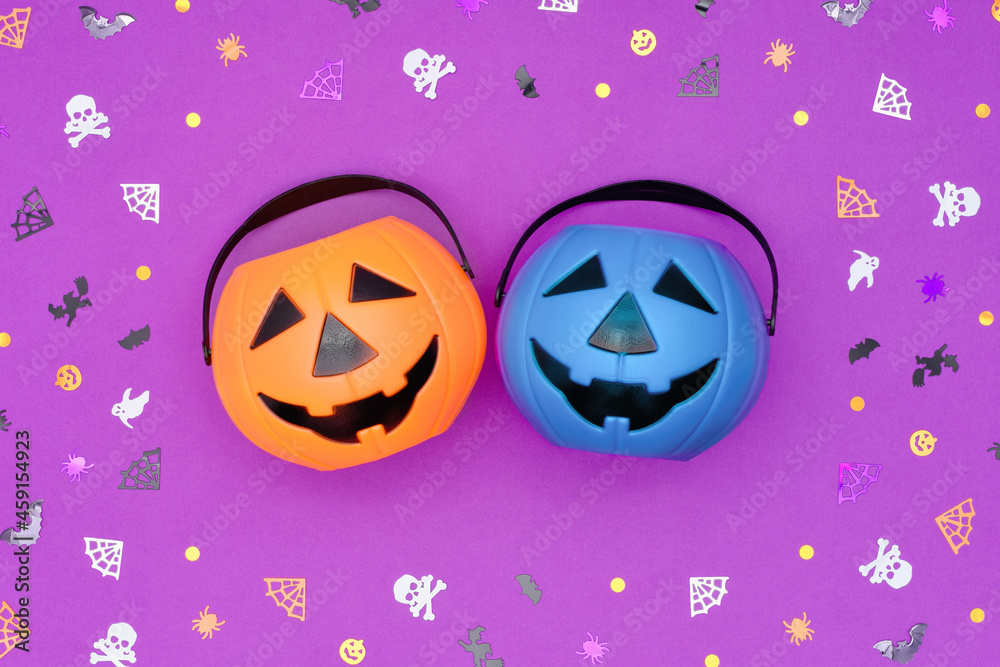 Happy Halloween For Everyone Concept Teal Pumpkin And Orange For happy-halloween-for-everyone-concept-teal-pumpkin-and-orange-for