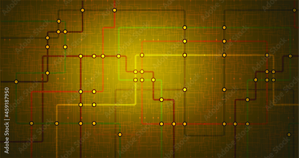 Metro map tube subway scheme. City transportation vector complex grid ...