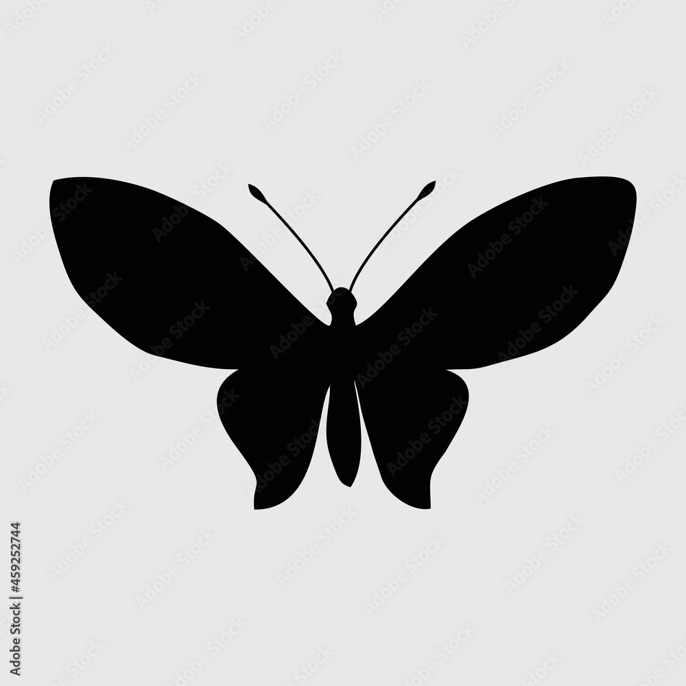 butterfly, butterfly vector, butterfly silhouette, butterfly isolated ...