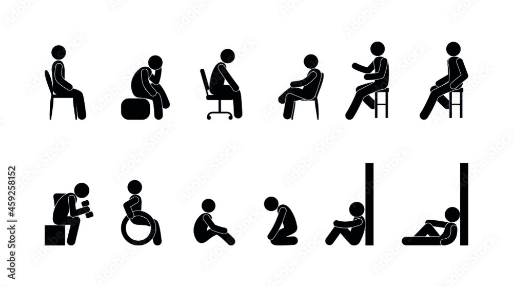 Sitting Person Icon