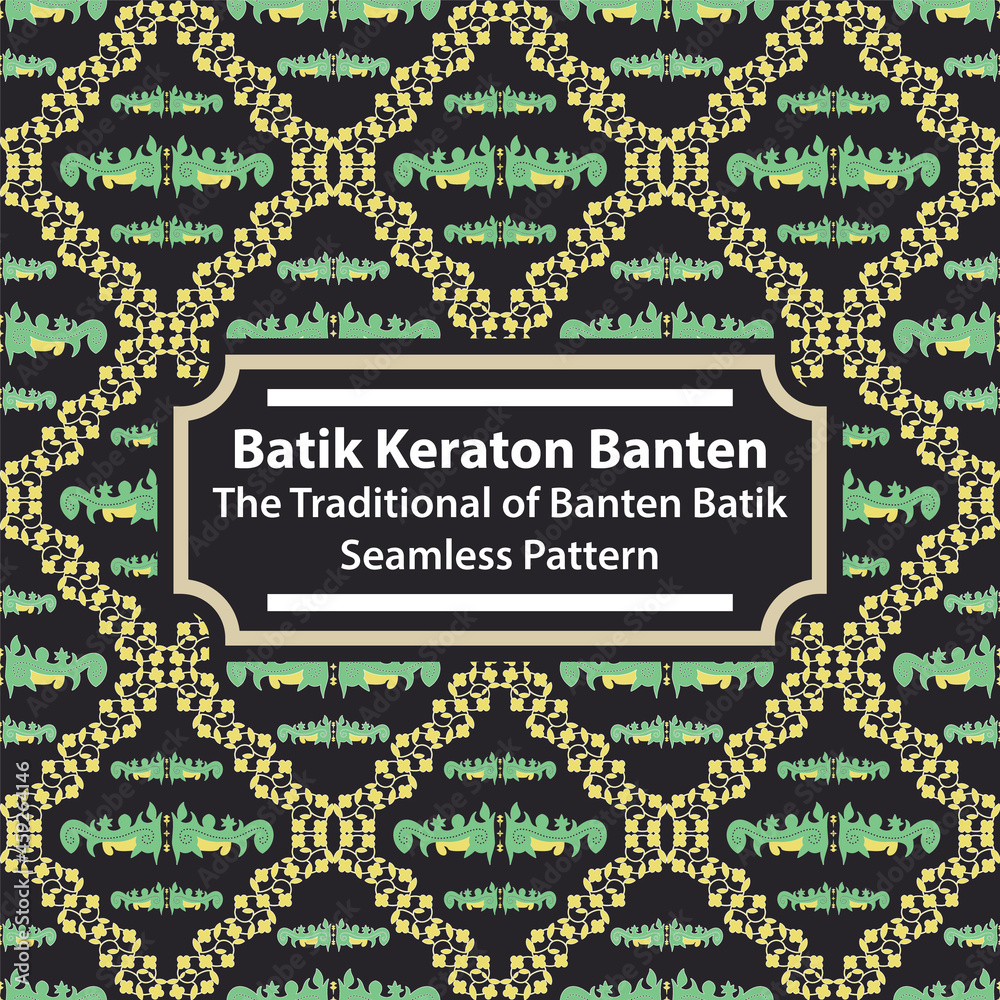 Batik Keraton Banten - The Traditional of Banten Batik Seamless Pattern ...