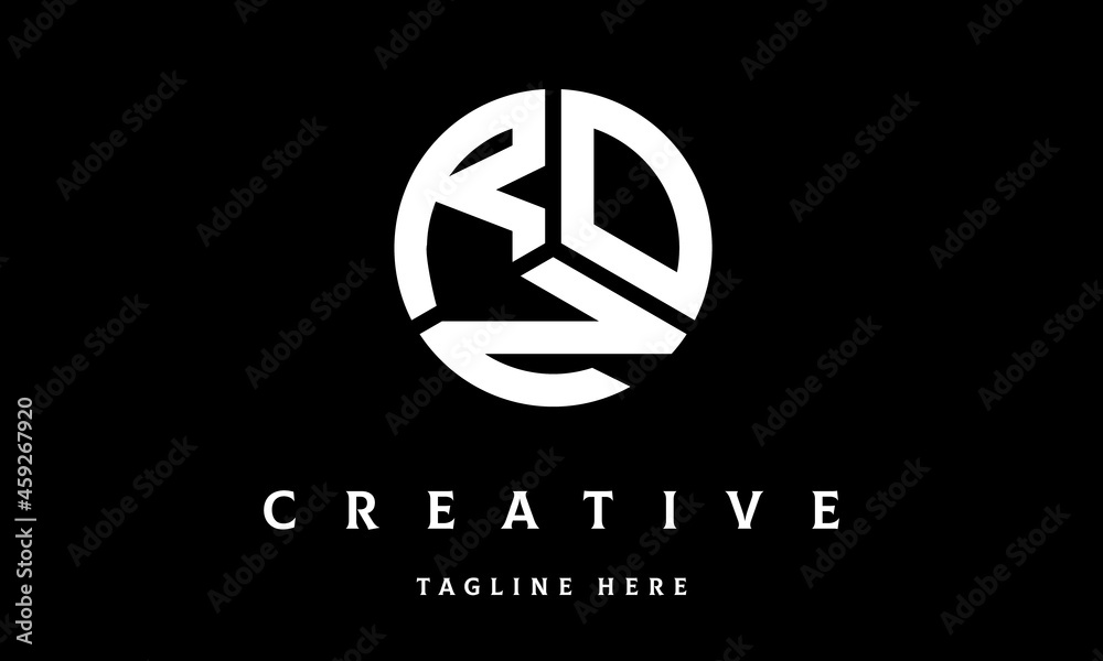 RDN circle three letter logo Stock Vector | Adobe Stock