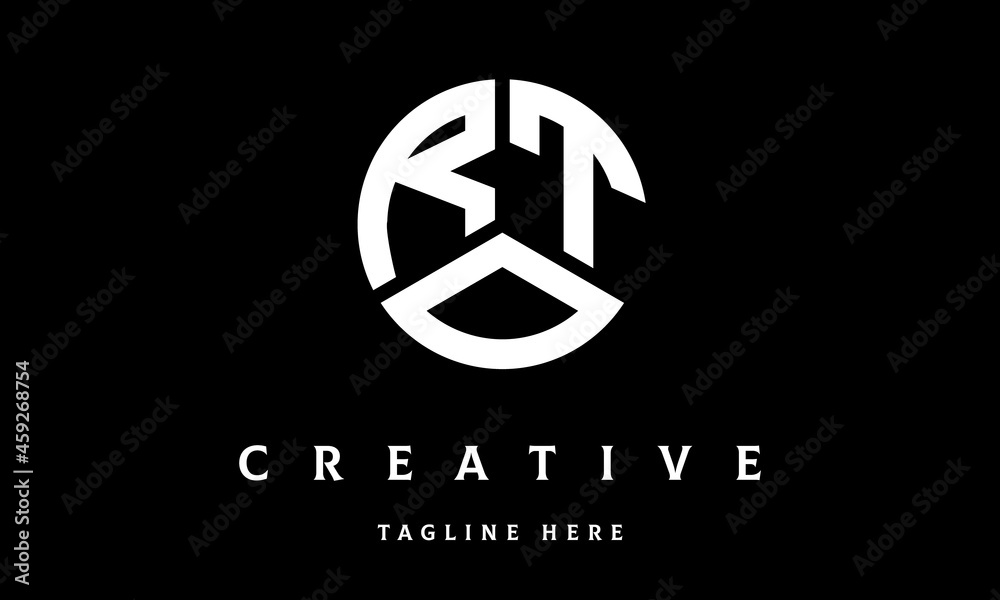 RTO circle three letter logo Stock Vector | Adobe Stock