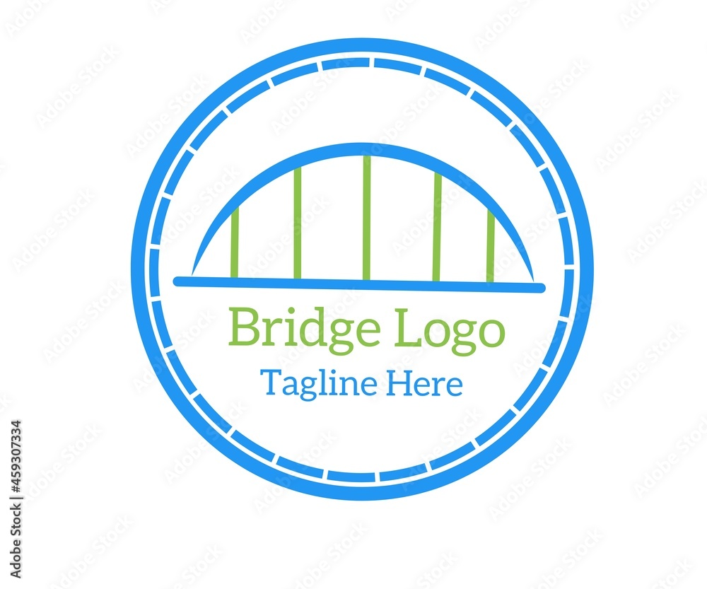 Bridge logo, modern architecture, bridge building design, simple bridge ...